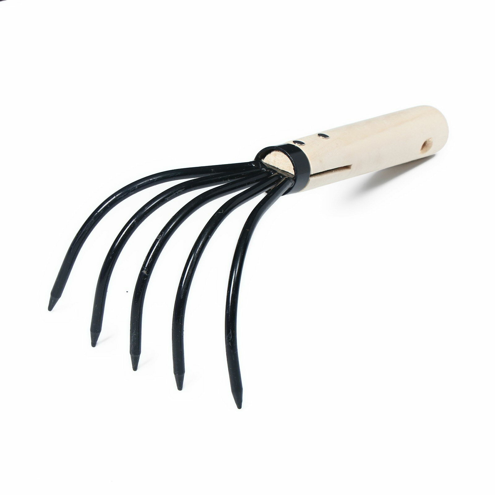 Рыхлитель, длина 23 см, 5 зубцов, деревянная ручка, материал рабочей части: металл