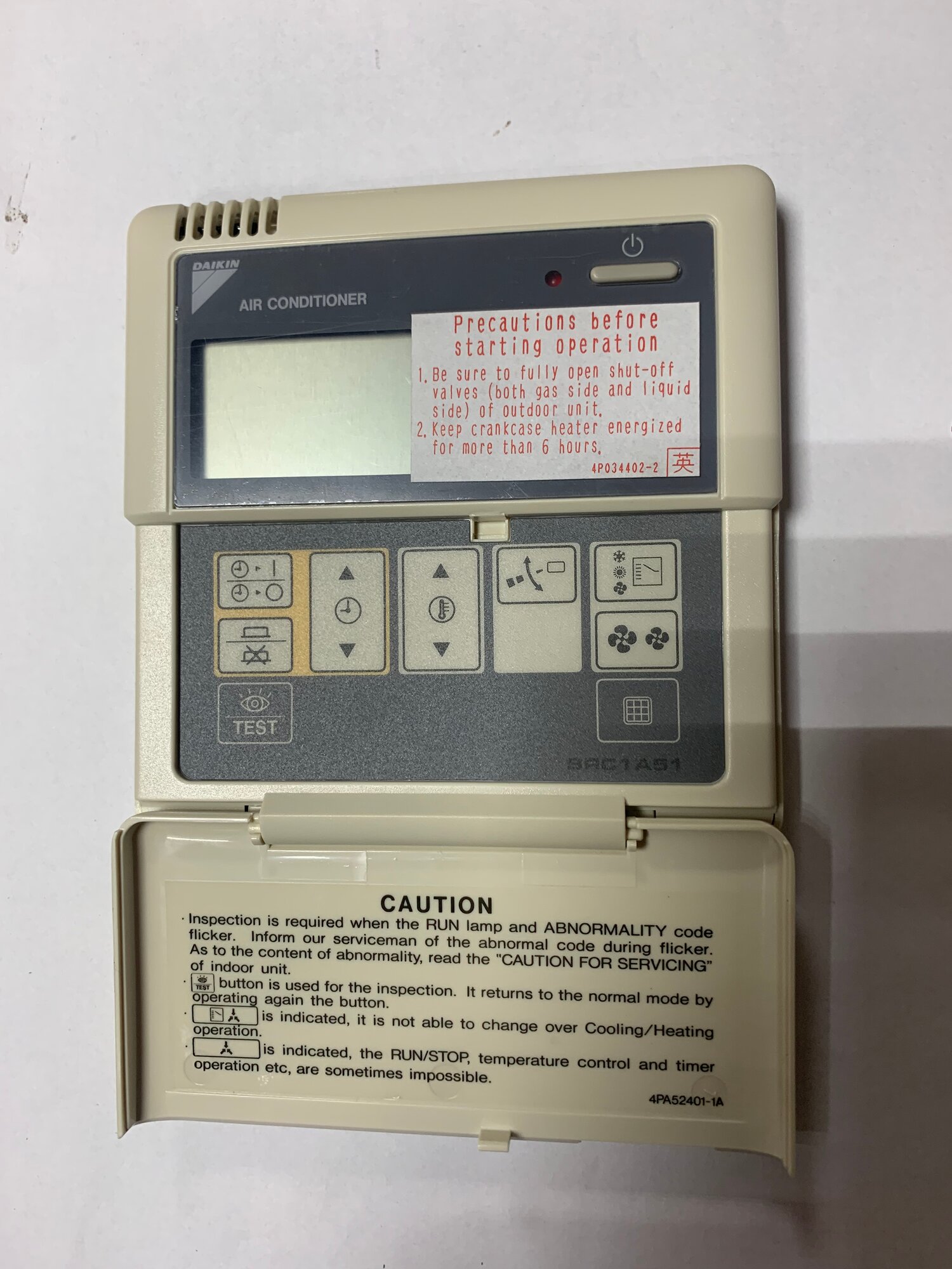 Daikin BRC1A51 (brc1a517) пульт оригинальный для кондиционера