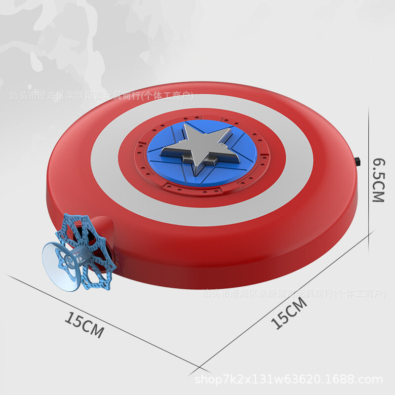 Щит США Скрытый запястье щит пусковая установка паук Мстители Дети Игрушка Мягкий пистолет для стрельбы Щит