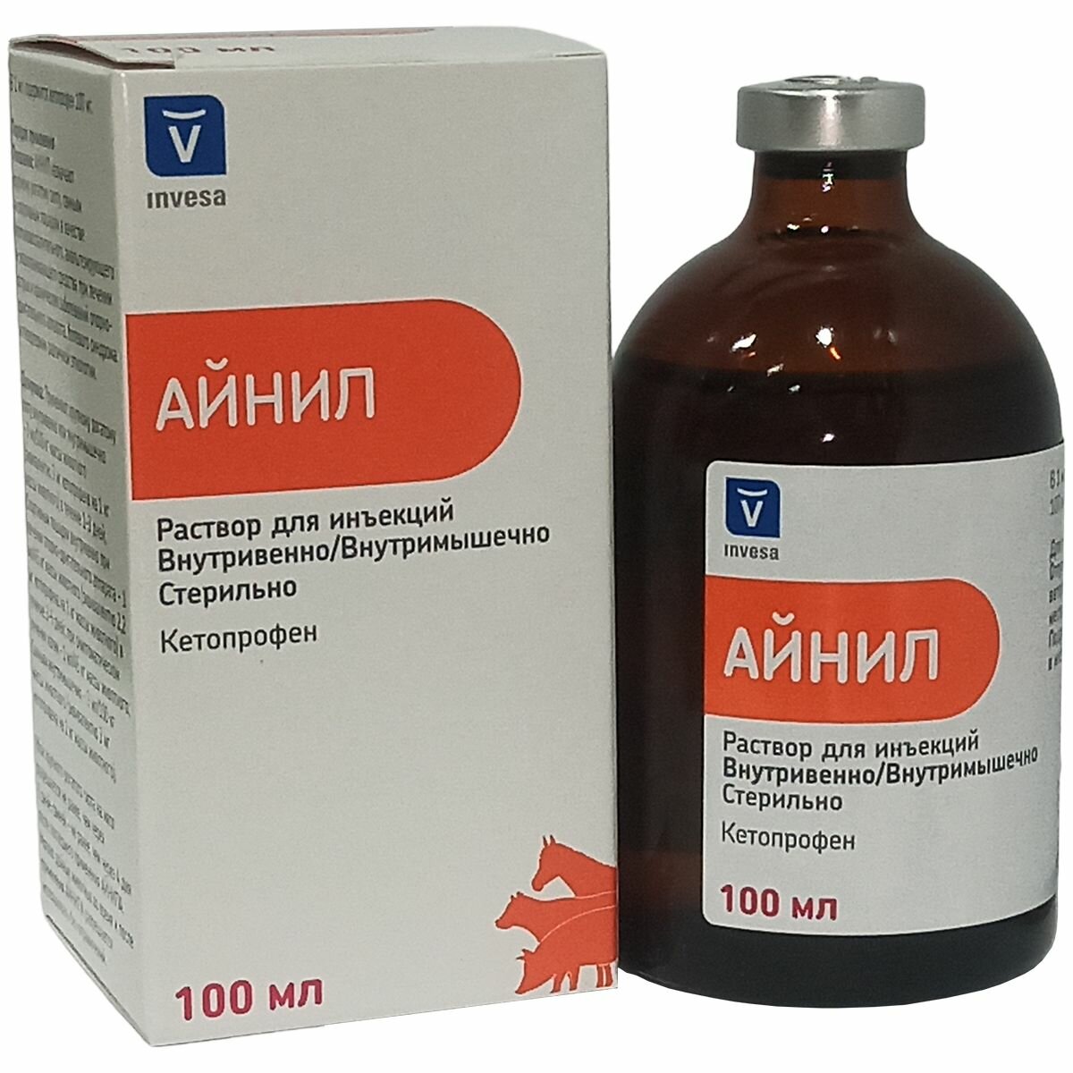 Айнил 10% для инъекций 100 мл