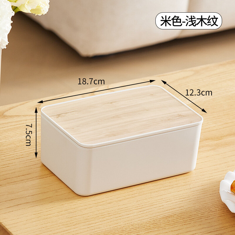 Крытая коробка для салфеток, выдвижные сухие и влажные салфетки, герметичная коробка для перчаток и масок, коробка для хранения, коробка для влажных салфеток большой емкости