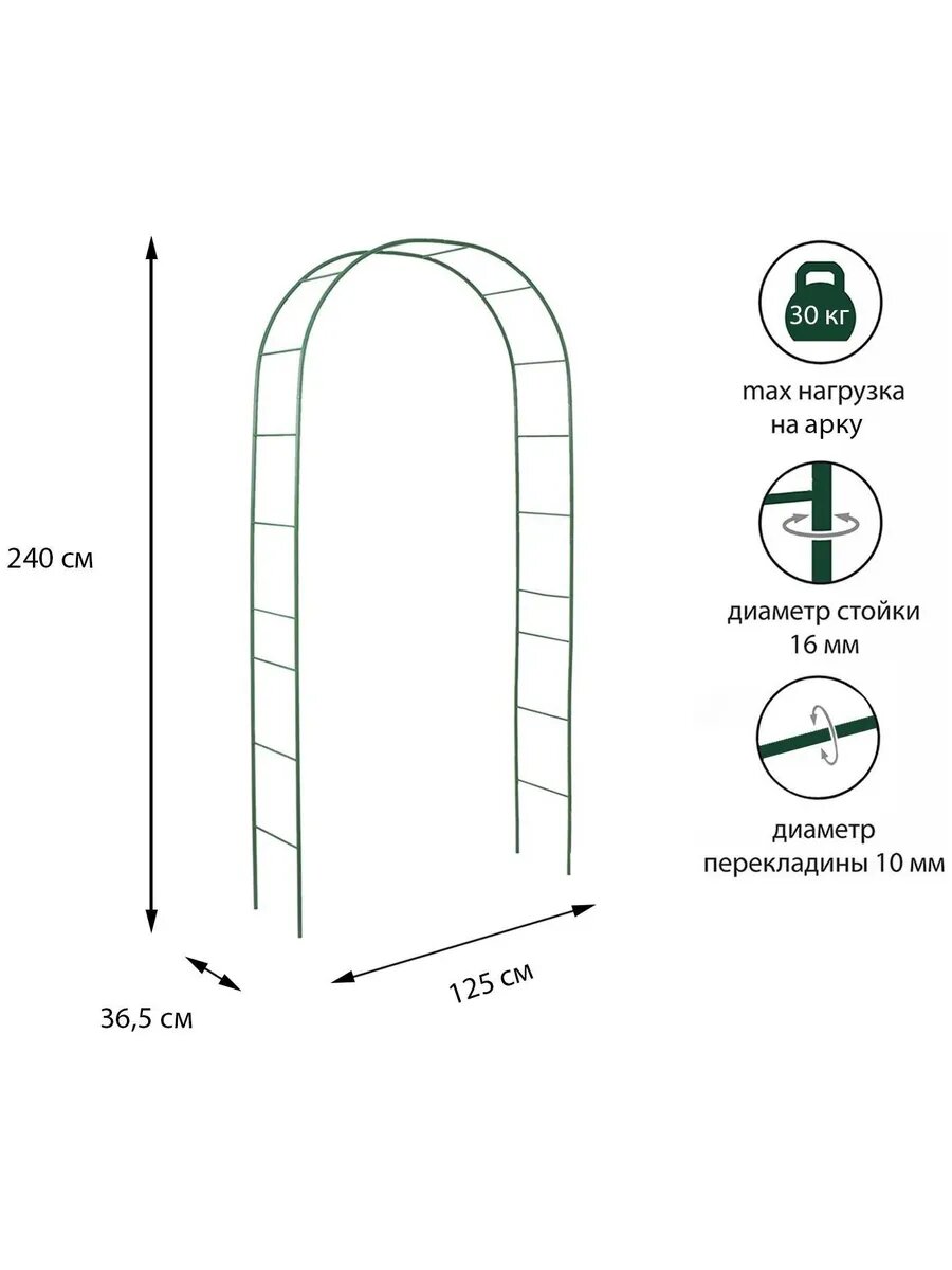 Арка садовая для вьющихся растений