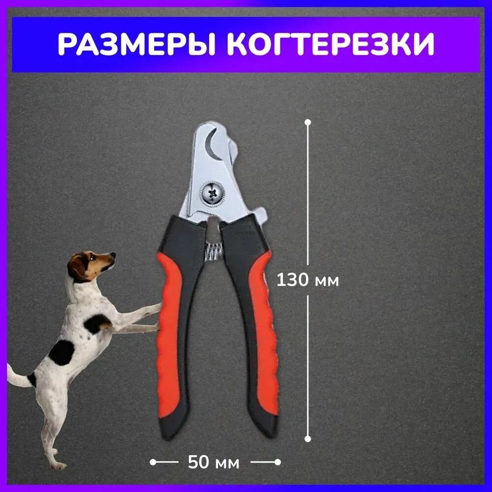 Когтерез для собак и кошек, кусачки-секатор для когтей, уход за животными
