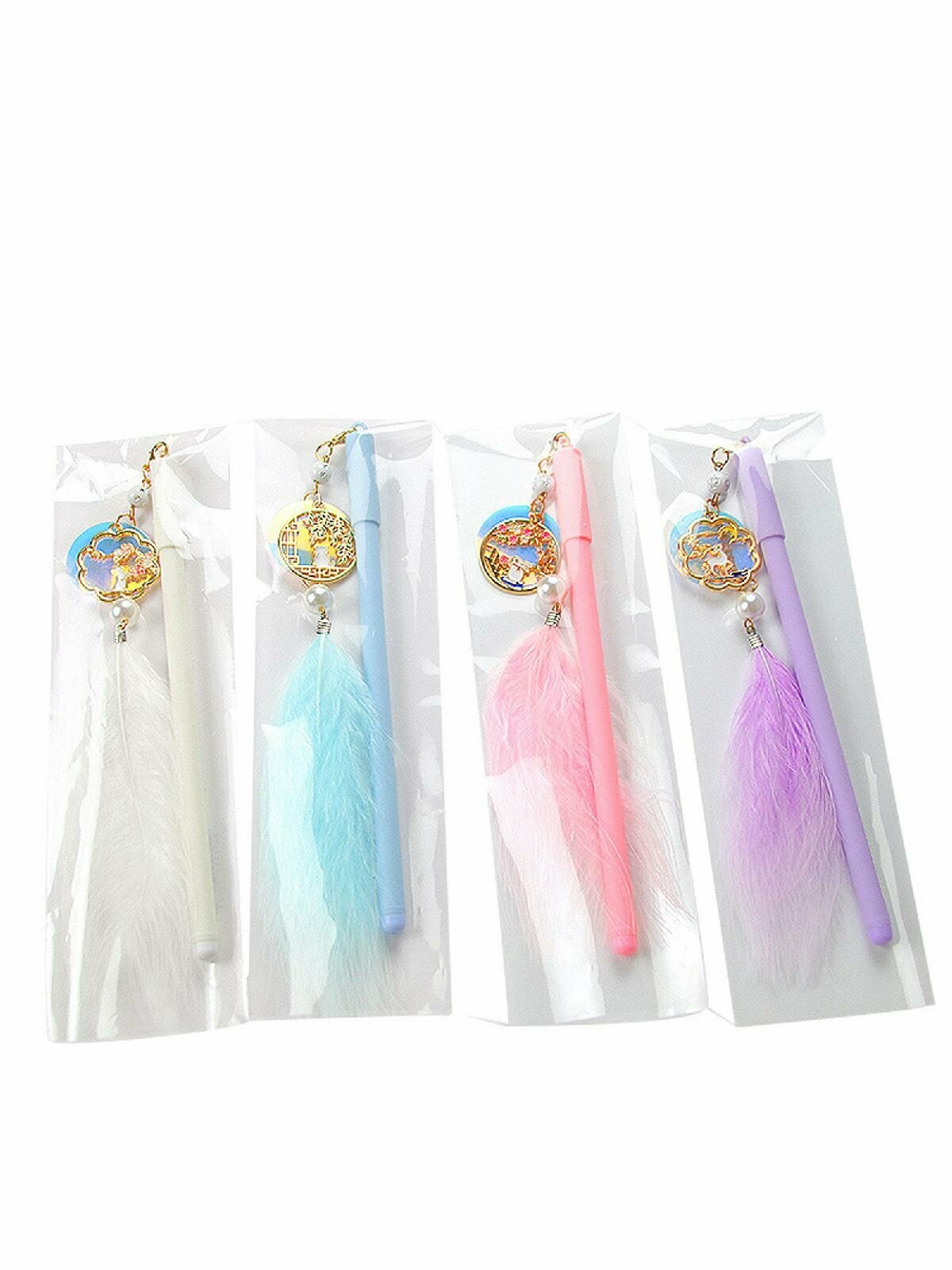 Подвеска из Перьев Ловца Снов Нейтральные Ручки Kawaii Crystal Гелевая Ручка для Детских Подарков