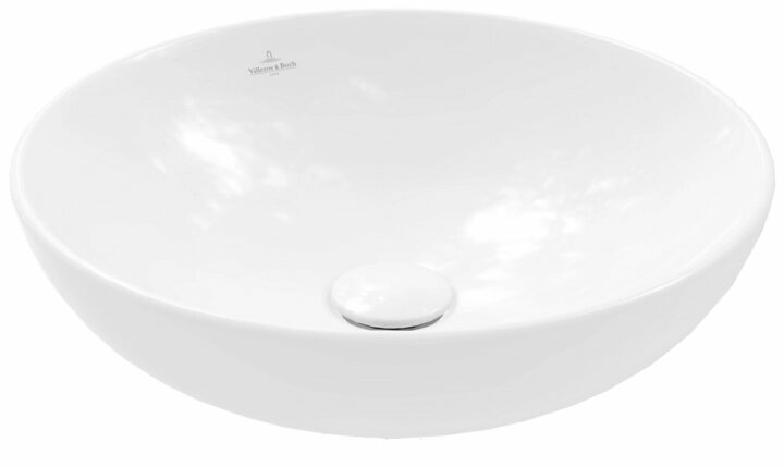 Раковины Villeroy & Boch Loop & Friends 4A460001 накладная, 42x42xh14,5см, альпийский белый