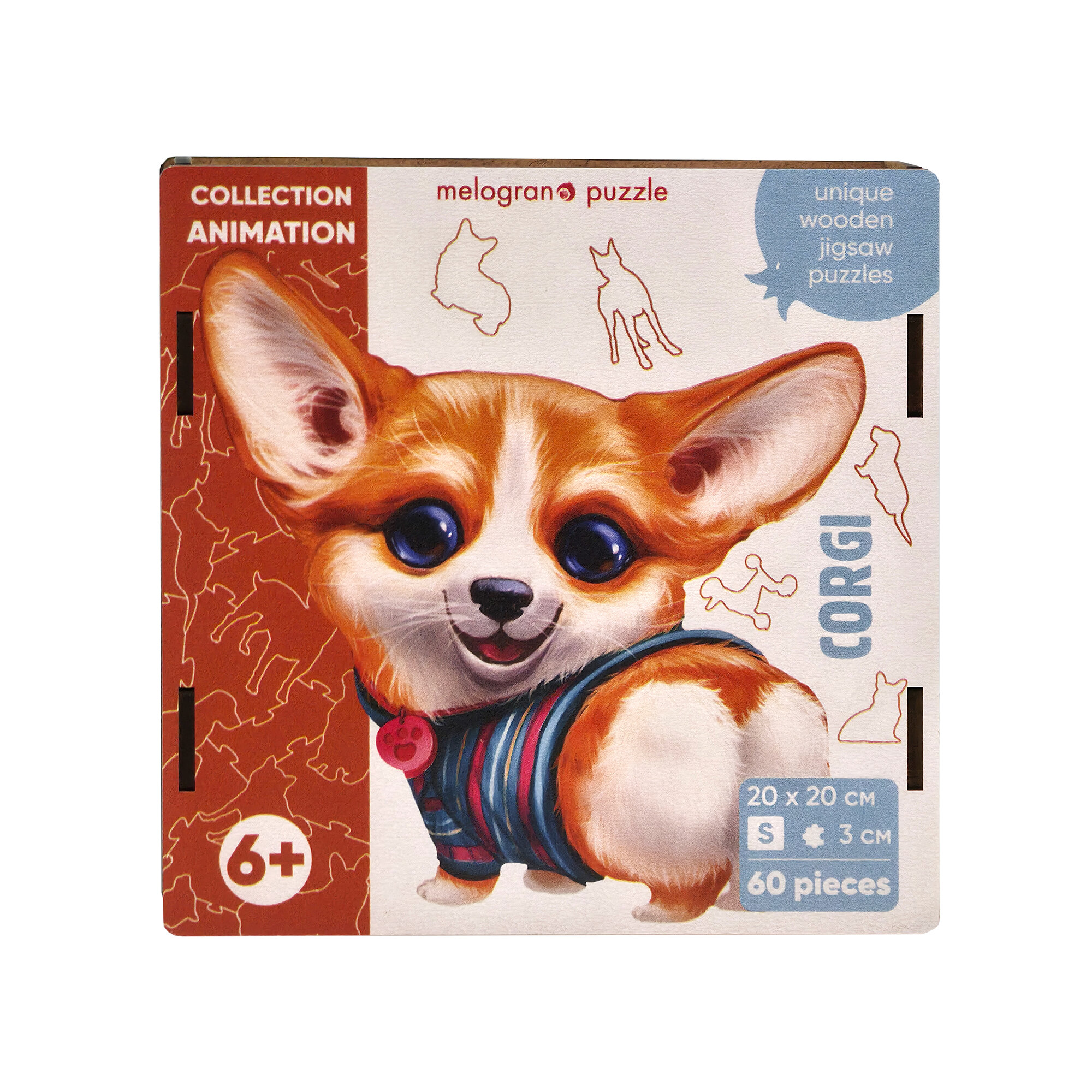 Пазл Melograno puzzle деревянный