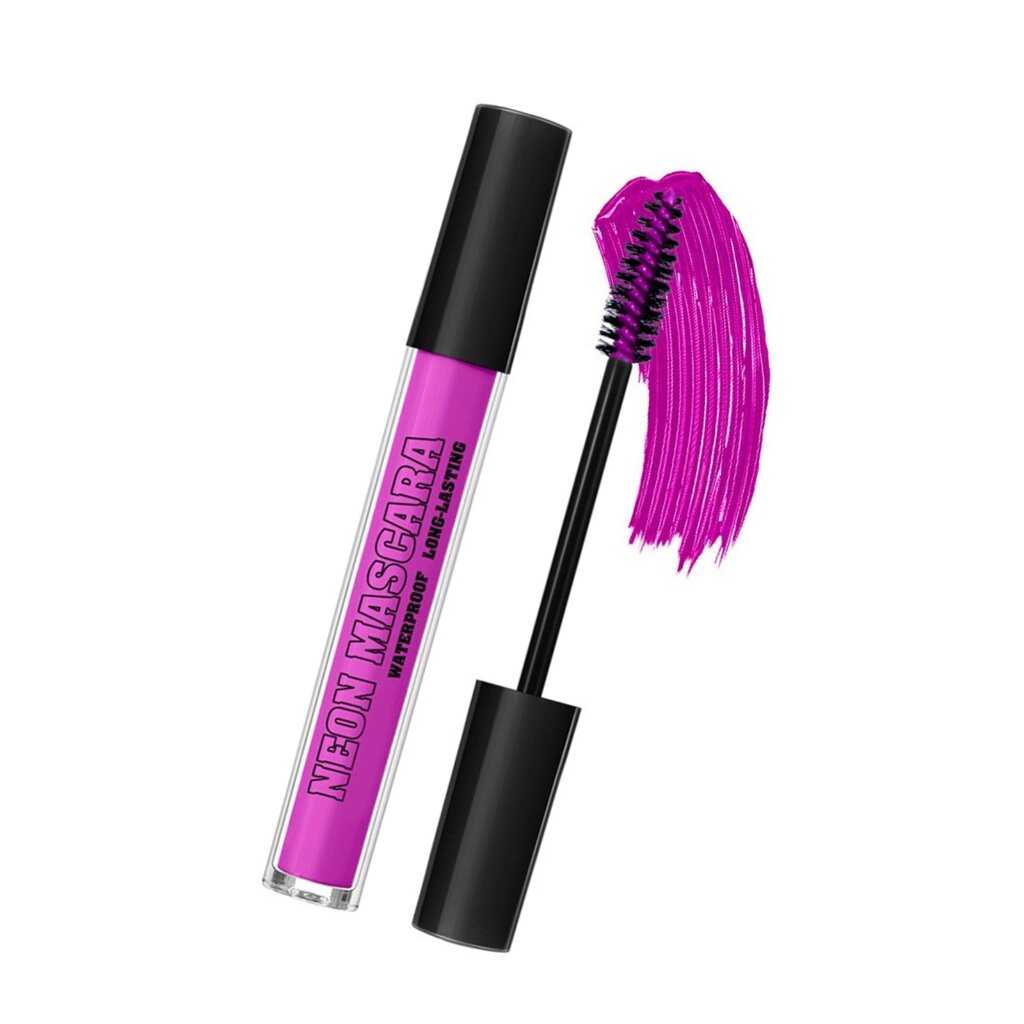 Водостойкая тушь для ресниц lakerain long curling, стойкая, не размазывающаяся-фиолетовый