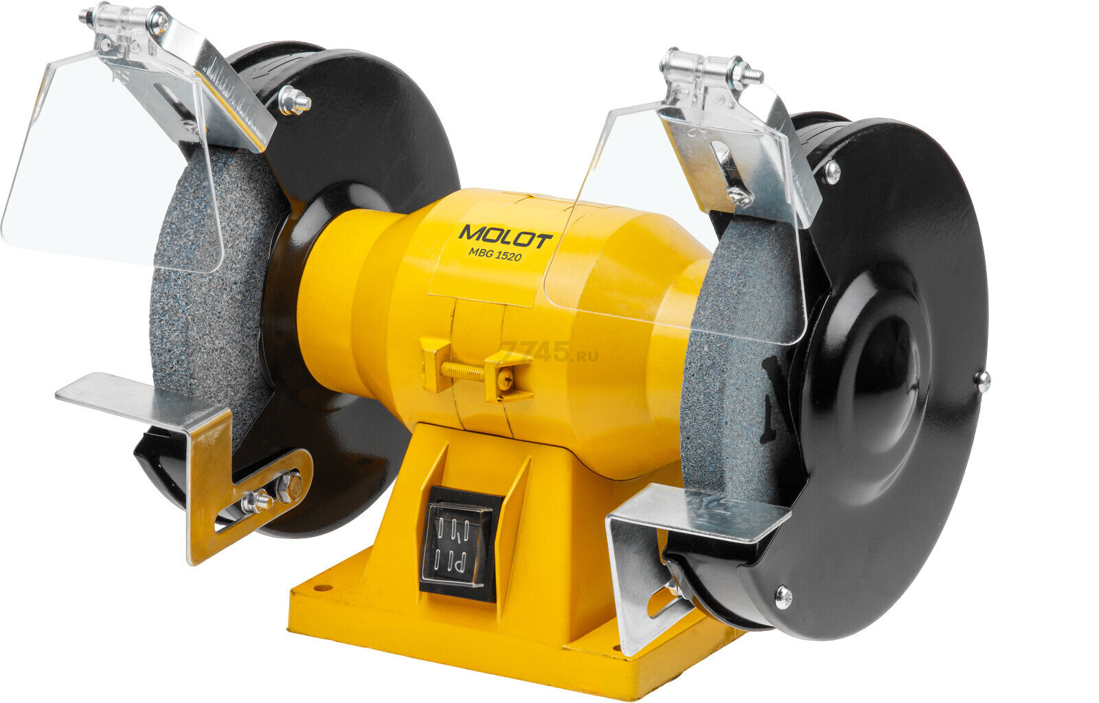 Станок точильный Molot MBG 1520, электрический, 350 Вт, 200мм