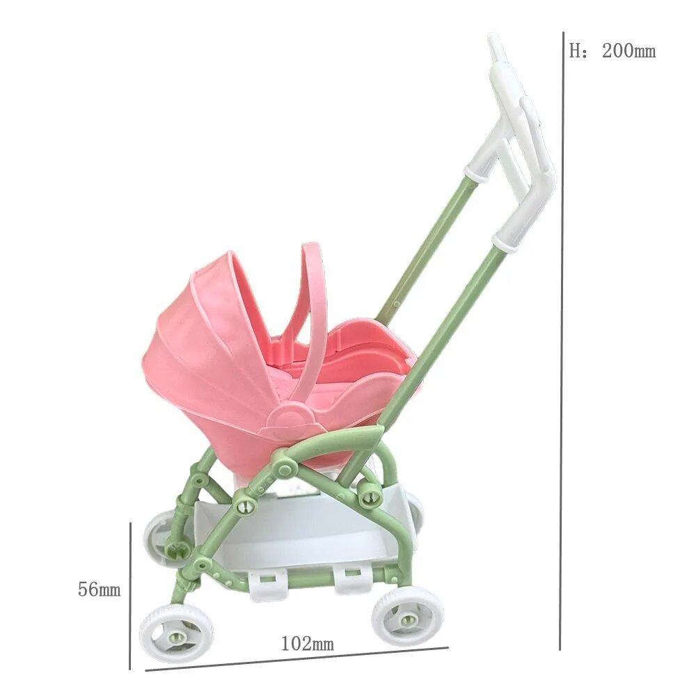 1 Шт Коляска для куклы Барби, аксессуар для куклы 1/6
