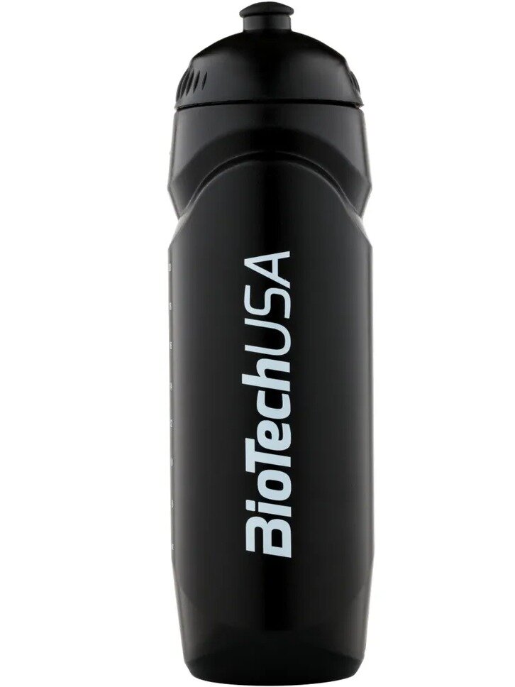 Бутылочки 750 мл BioTechUSA Бутылка для воды 750 мл, Черный, Герметичная, удобная, компактная