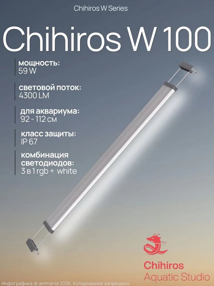 Светодиодный светильник Chihiros W100