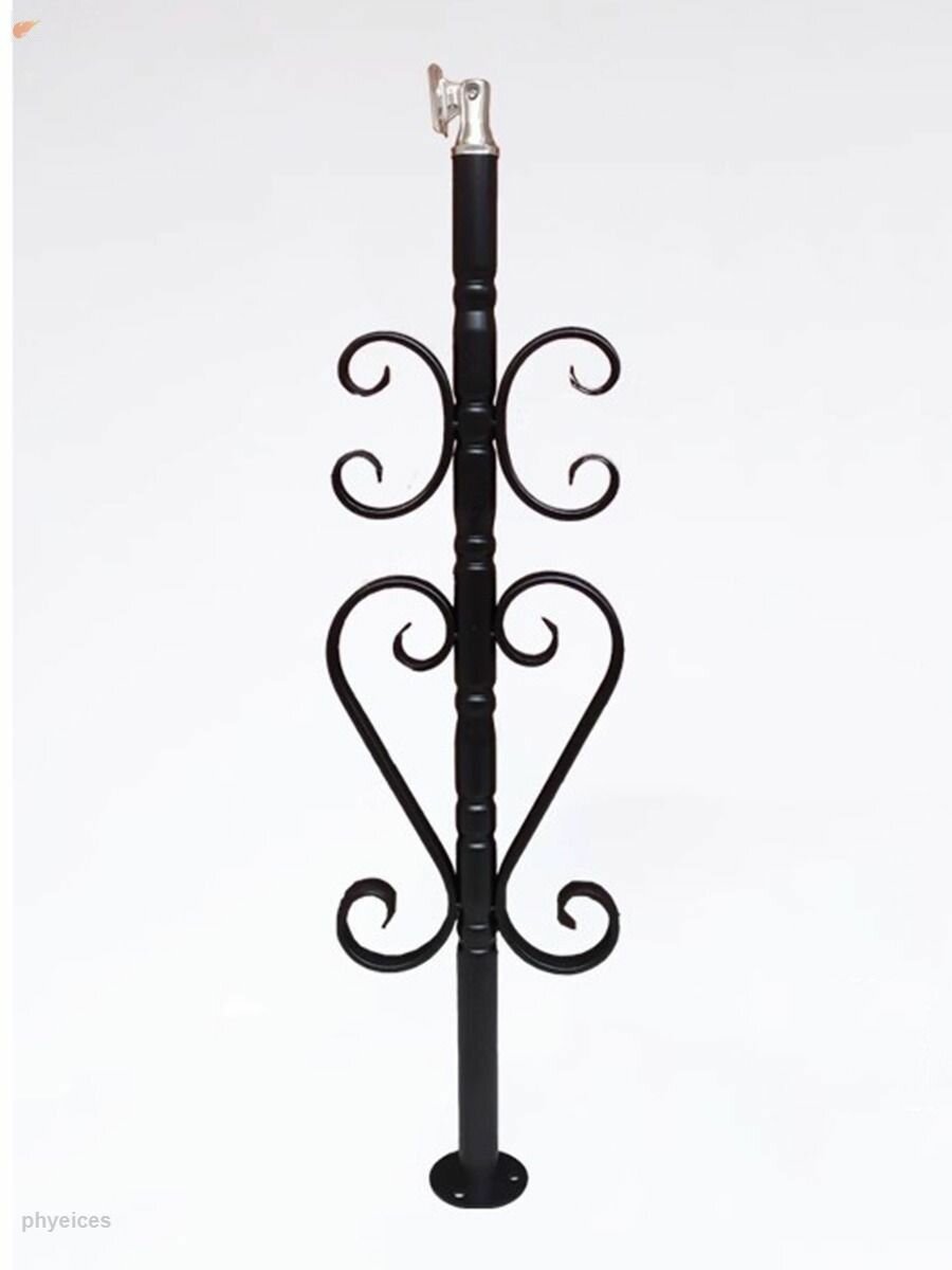 Современные перила для лестниц и лофтов, поручень из ПВХ и металлические стойки, ограждение для балконов, террас и уличных ступеней