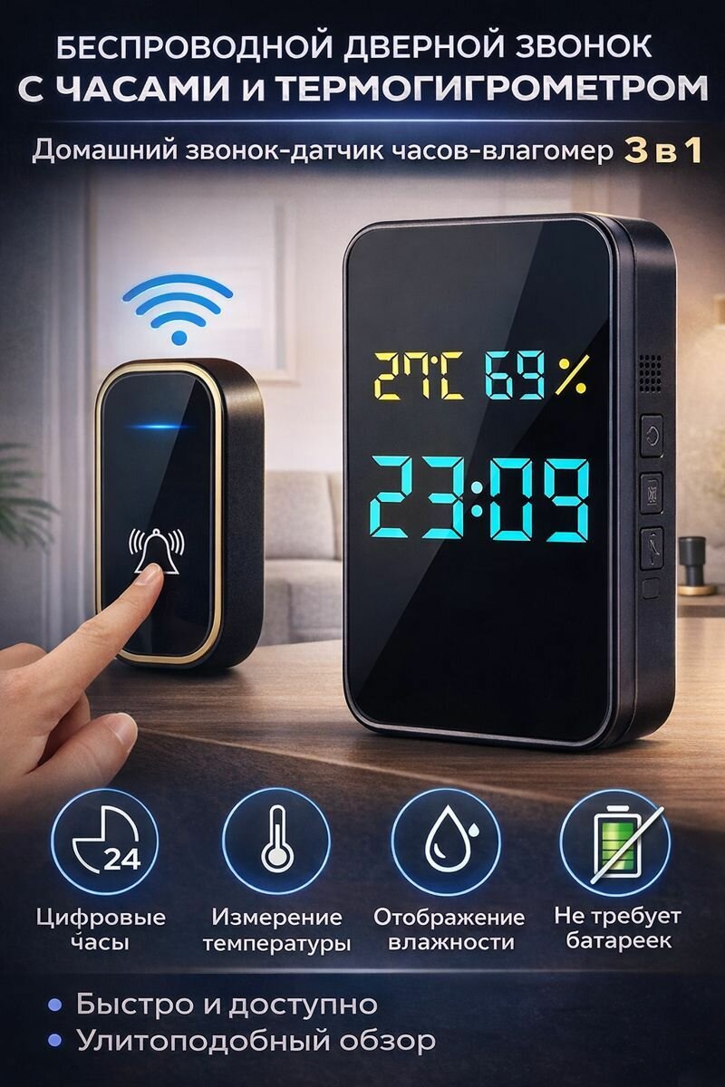 SmartiNext Звонок дверной 100дБ