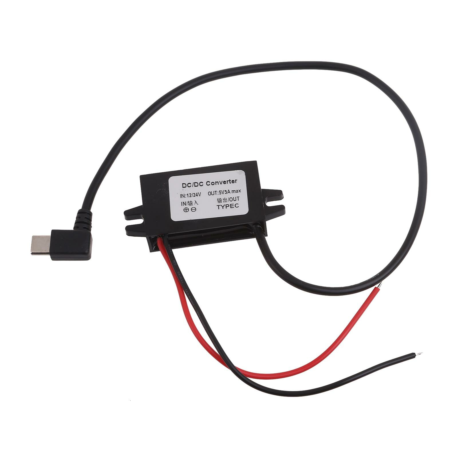 8-23V от 12V до 5V 3A DCDC Шаг вниз по преобразователю типа C USB Buckk Power Supplage Зарядное устройство для зарядки на мобильных телефонах, - локоть