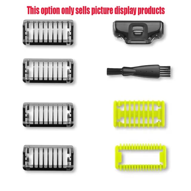 Новая защитная насадка-гребень для электрических триммеров для бороды Philips OneBlade QP2520, QP2530, QP2620, QP2630, QP6510, QP6520 и QP6531.
