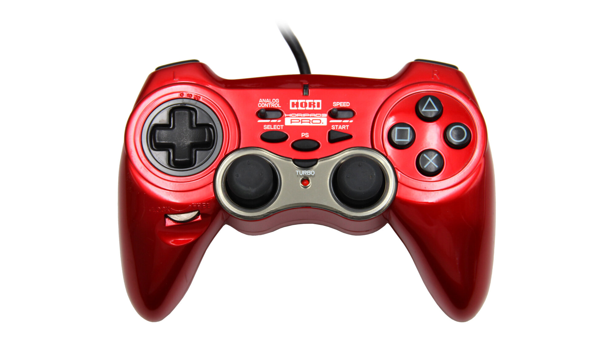 Геймпад проводной Hori Horipad 3 Pro для PlayStation 3 красный