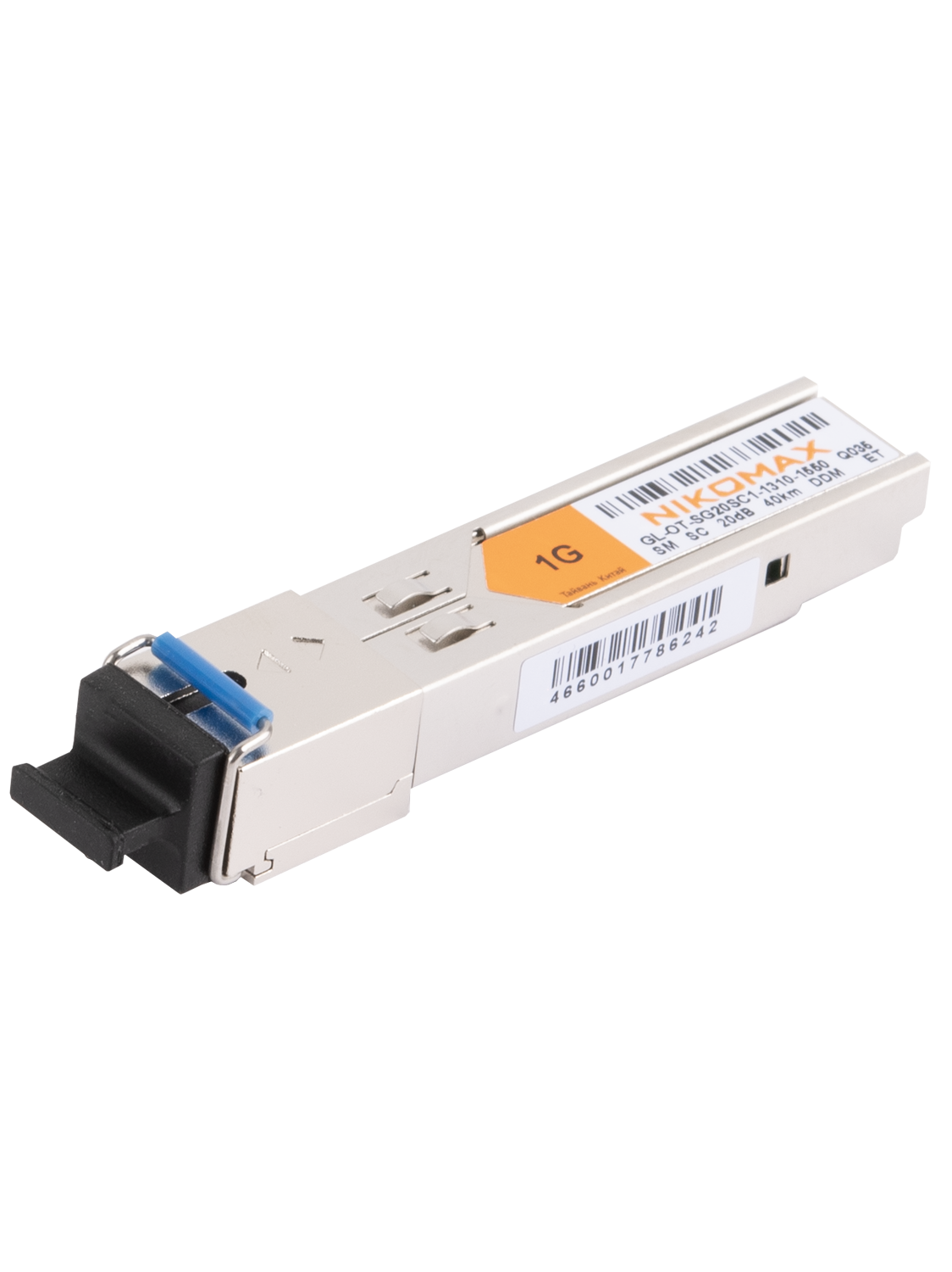 Трансивер NIKOMAX GL-OT-SG20SC1-1550-1310 WDM, 1Гбит/c, одно волокно SM, SC, 20дБ (до 40 км) (GL-31R)