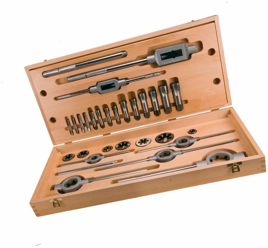 Набор метчиков и плашек UNF HSS из 35 шт. Ruko 245073