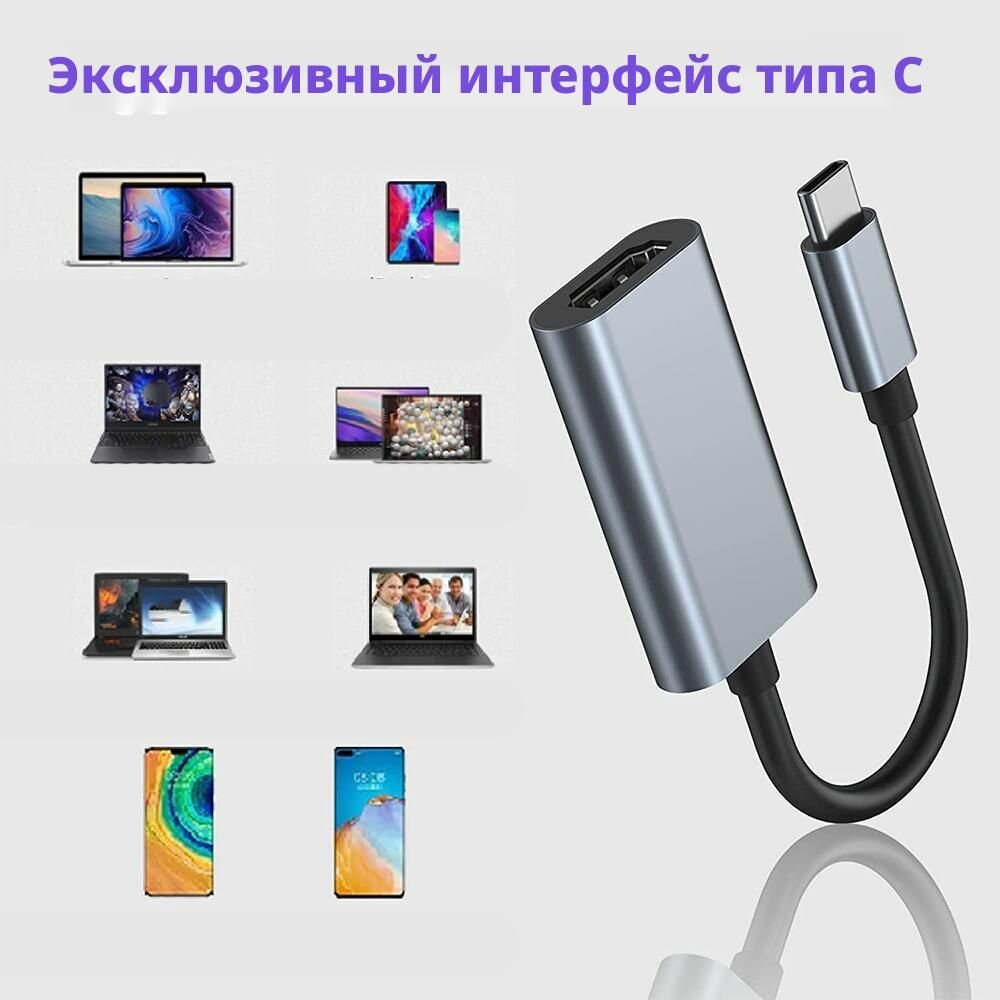USB-кабель адаптера типа C к HDMI для телефона-планшета MHL Android,