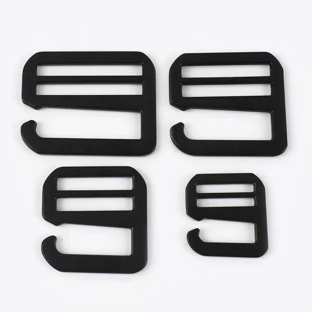 5/10 шт. 20-50 мм G-крючок, металлические пряжки для регулятора ремня сумки, трехскользящие крючки, ошейник для собак, лямка, кольцо, слайдер, застежка, пряжка ремня