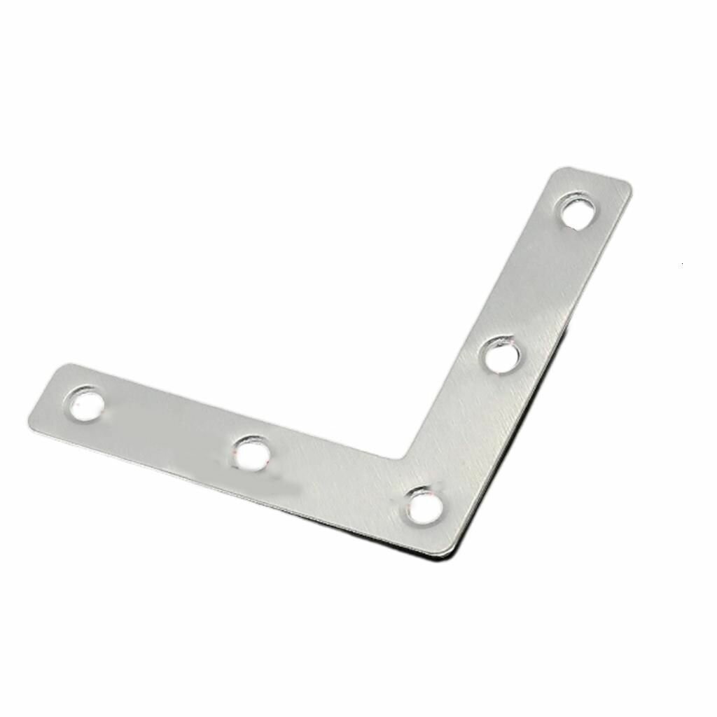 Металлические крепежные уголки для мебели, L - образный - 80mm