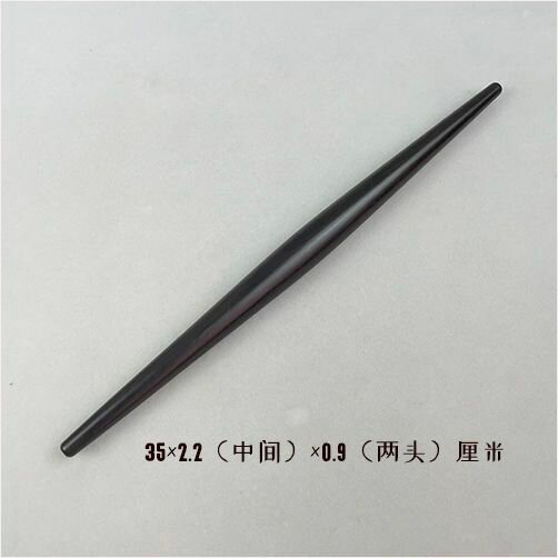 Валик для раскатки теста из палисандра, валик для раскатки теста из массива дерева, валик из красного дерева для домашнего использования, валик из эбенового дерева с двумя заостренными концами, специально для ресторанов, ручная работа.