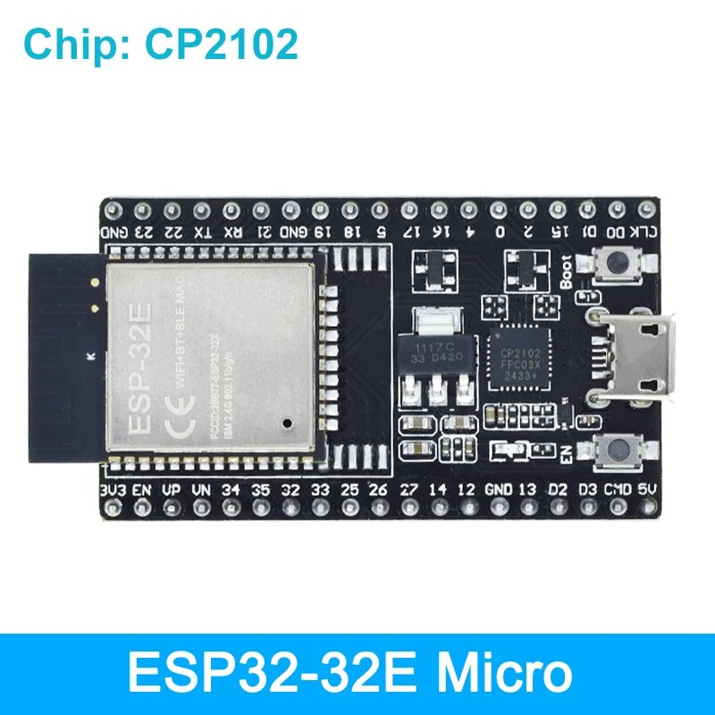 Модуль ESP32 TZT WiFi+Bluetooth ESP32E-CP2102