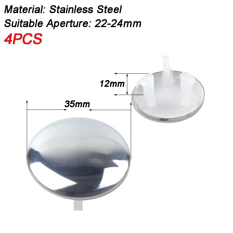 Крышка перелива для раковины серебристого цвета Monolayer2