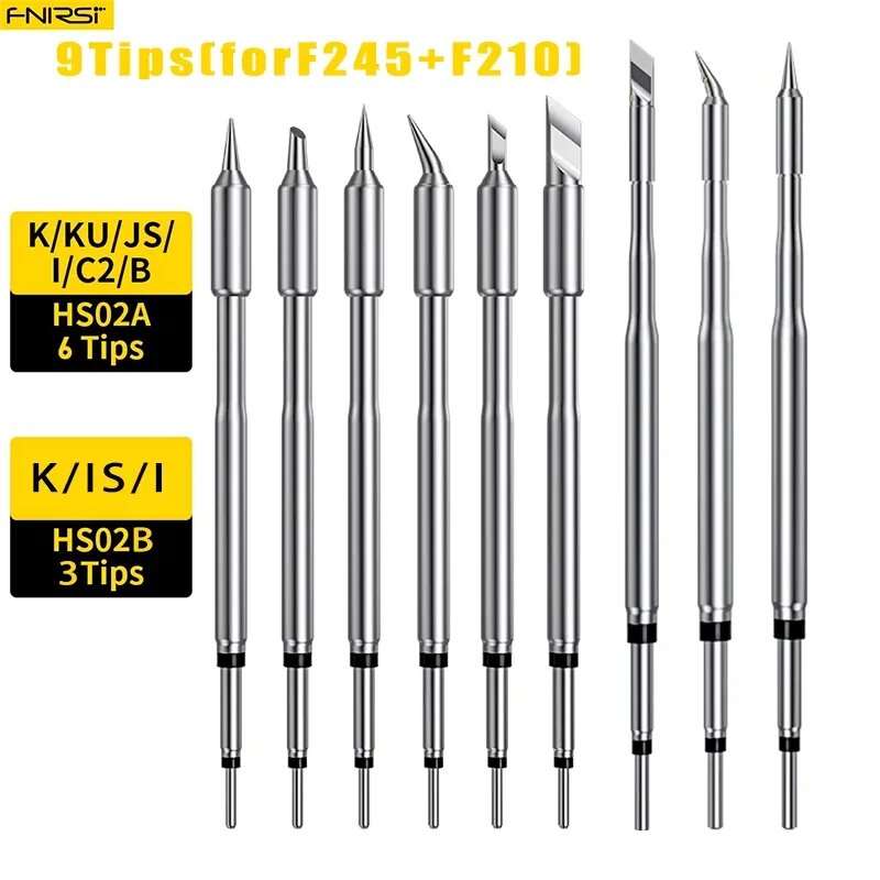 Набор аксессуаров для паяльников FNIRSI HS-02 HS02-9Tips