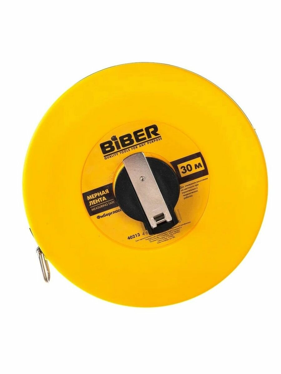 Лента мерная фиберглассовая 30м бибер 40213