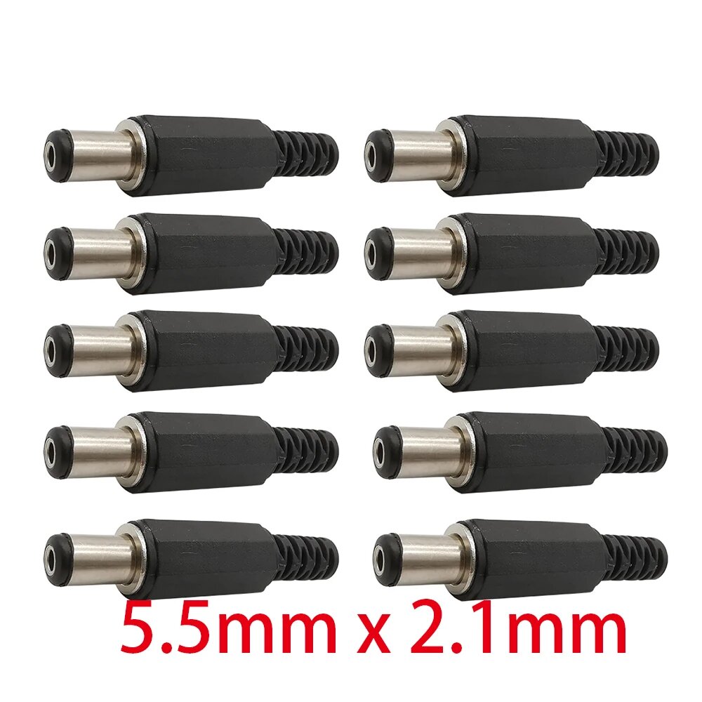 Набор DC 5.5x2.1mm разъемов питания