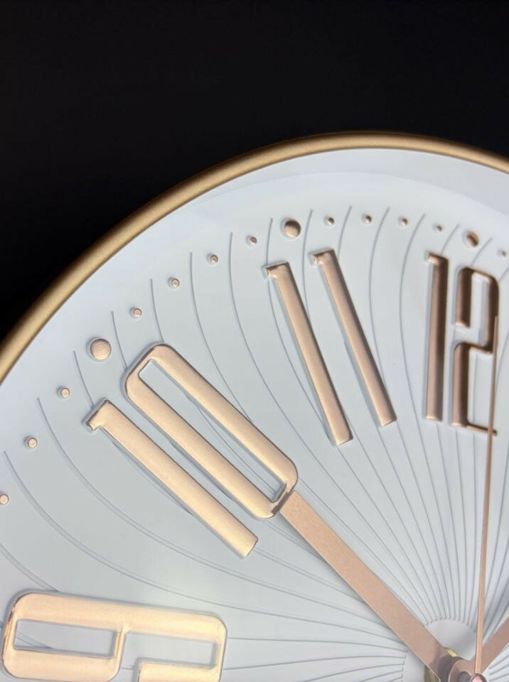 Часы настенные 30 см. бесшумные интерьерные для дома кухни офиса детской спальни