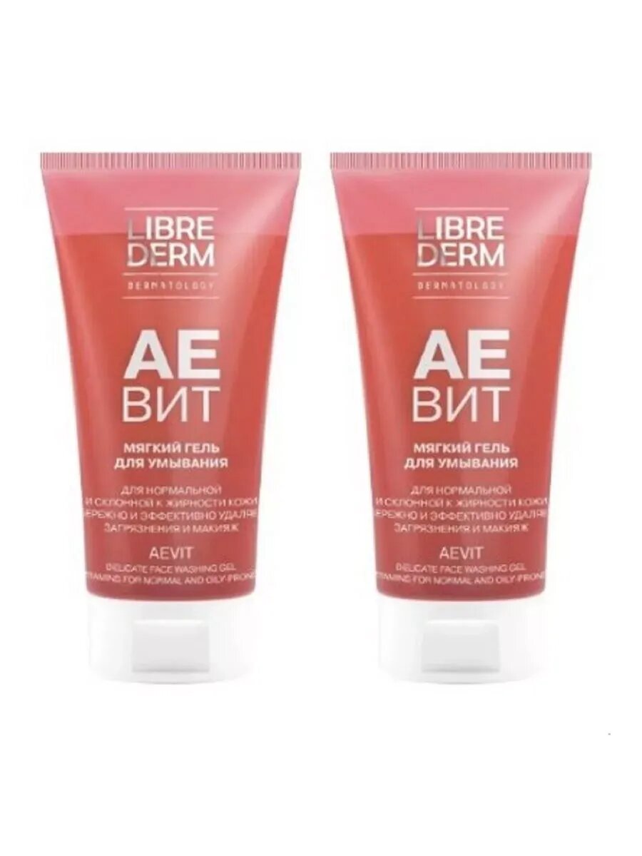 Аевит гель мягкий для умывания 2 шт
