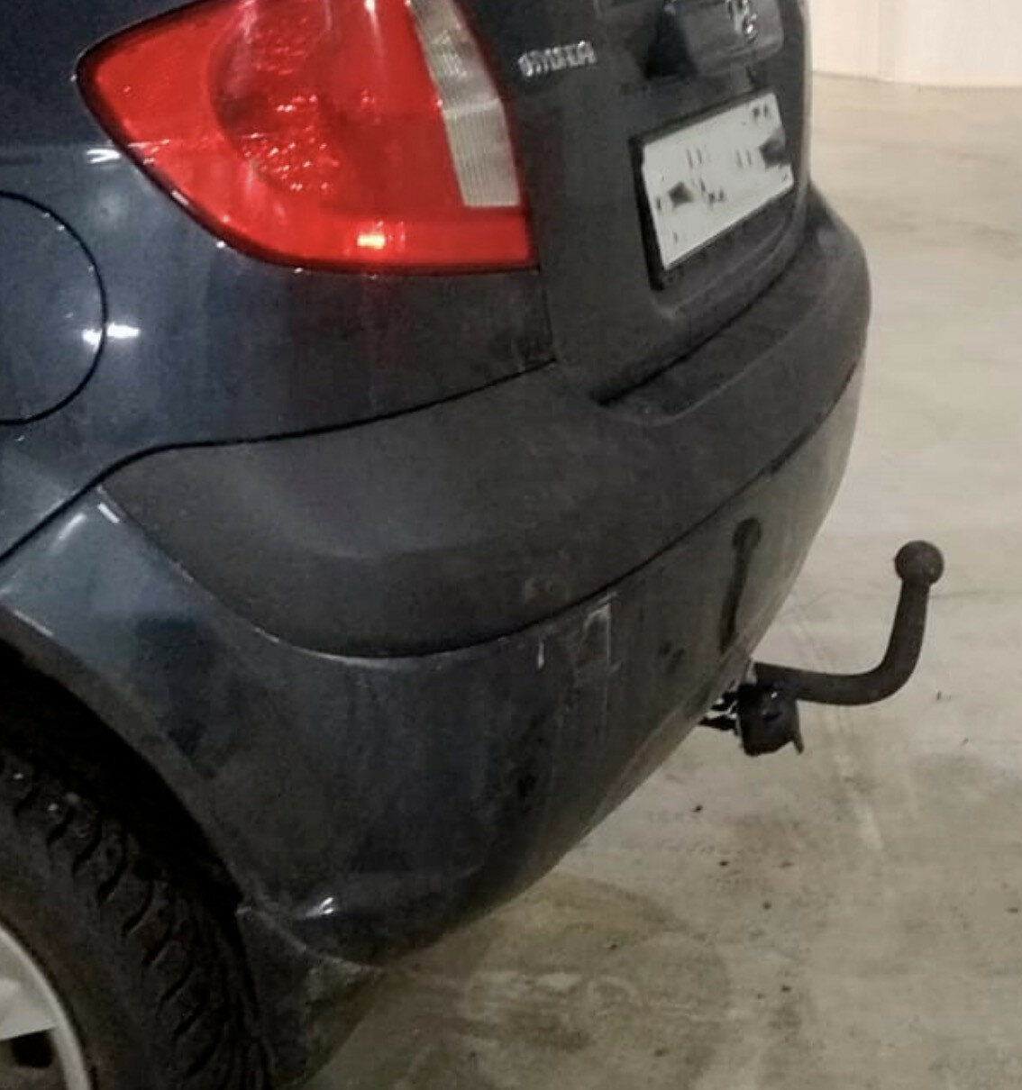 Фаркоп для Hyundai Getz хетчбек 3/5 дверей 2006-2011 Тип шара: A. Нагрузки: 1250/75 кг, HY 16