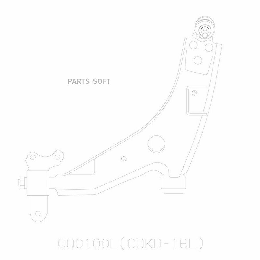 CTR CQ0100L Рычаг подвески левый CHEVROLET EPICA 2006- CQ0100L ()