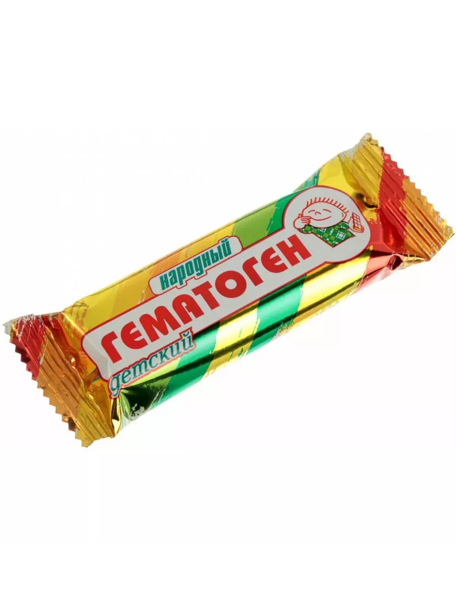 Гематоген народный детский 40 гр плитка