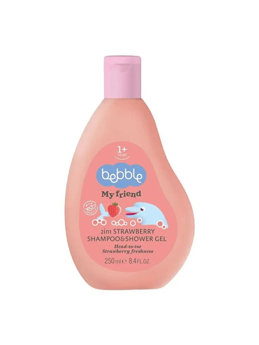 Шампунь-гель Bebble My Friend с ароматом клубники 250 мл
