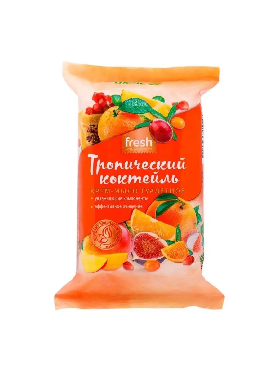 Туалетное крем-мыло Fresh Тропический коктейль 90 г