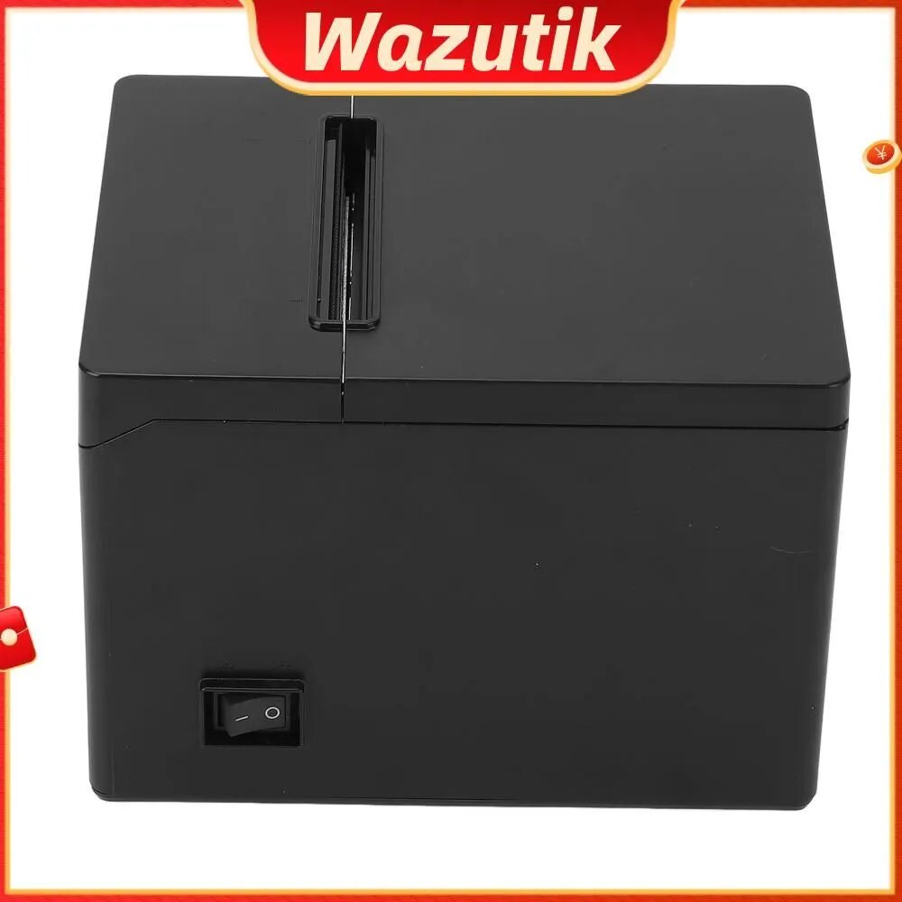 Термопринтер чеков Wazutik с автоматическим резаком, скорость печати до 160 мм/с, для магазинов и кафе