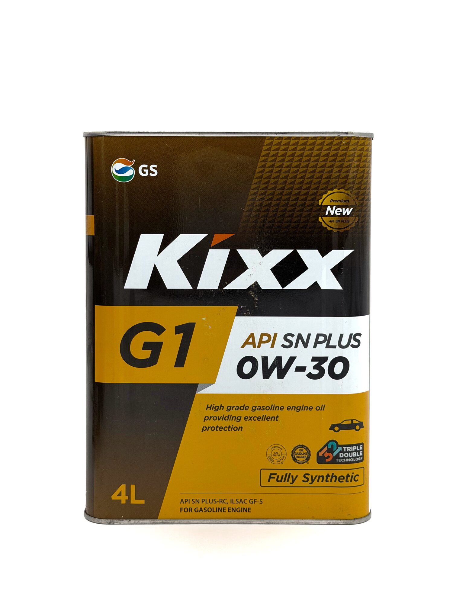 Масло моторное Kixx G1 0W-30 SN PLUS, 4 литра, синтетическое