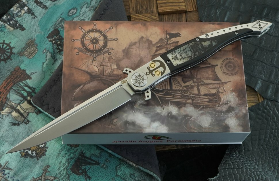 Складной нож Reptilian Билли Бонс-01, сталь VG-10