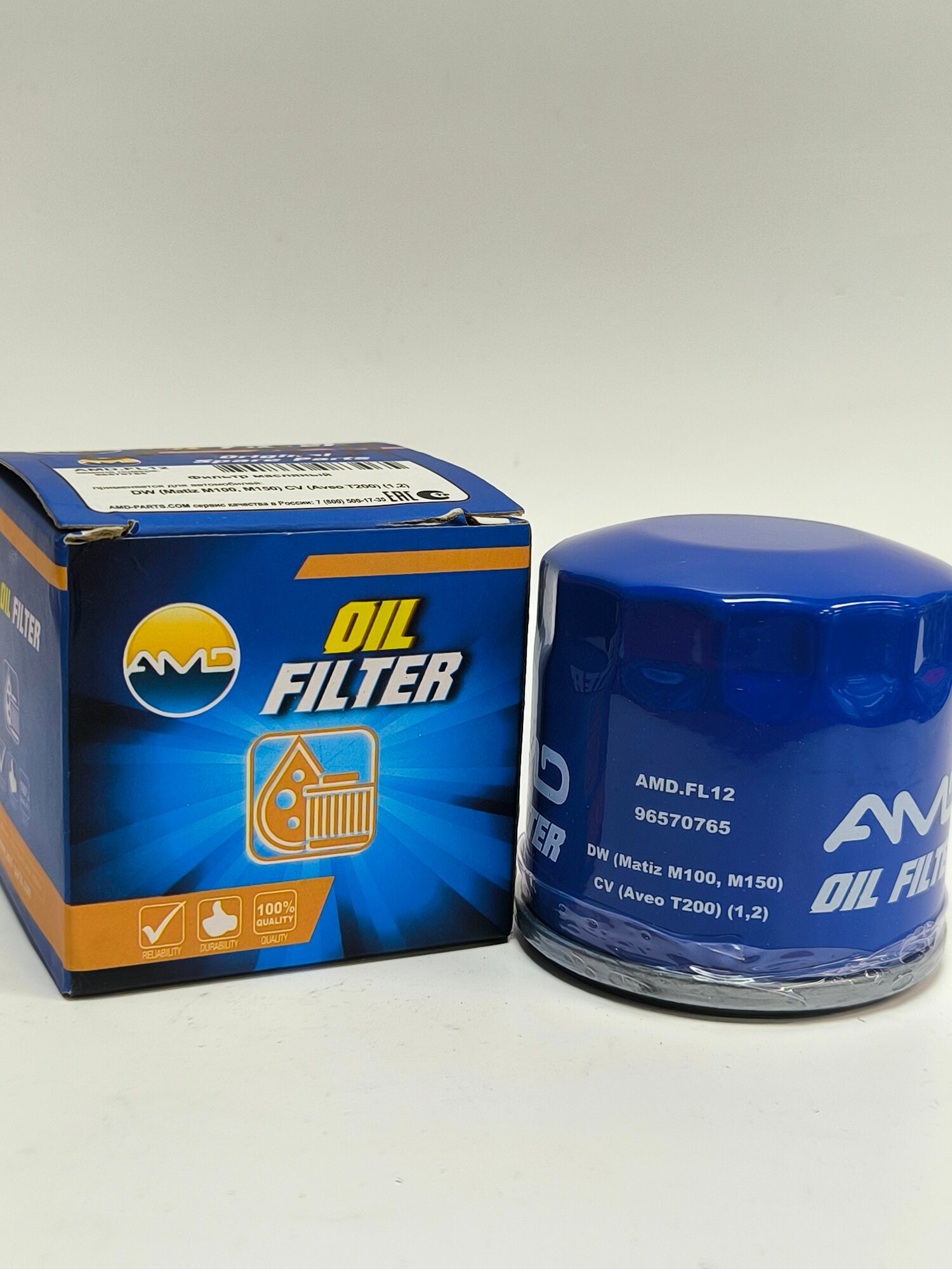 Фильтр масляный AMD AMDFL12 MATIZ/CHEVROLET AVEO/SPARK OP 564 (AMDFL12)
