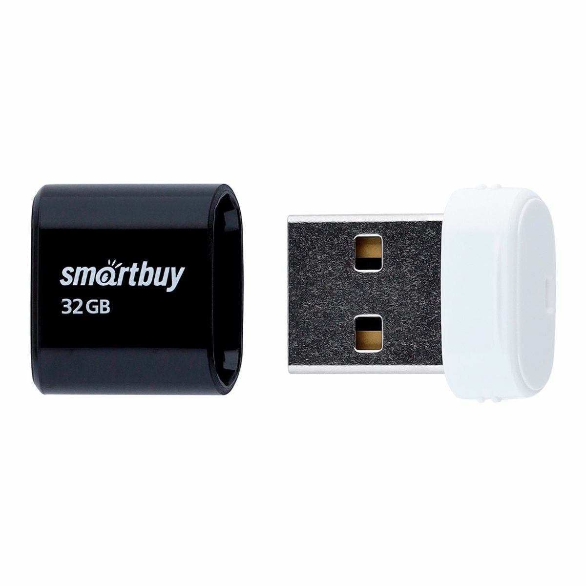 Флеш-память USB SmartBuy Lara 32Gb, USB 2.0 Flash Drive, черный (SB32GBLARA-K)
