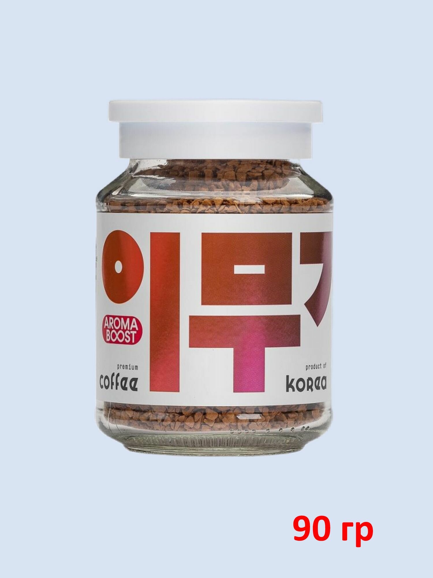 Кофе натуральный растворимый IMUDJI RED 90г сублимированный