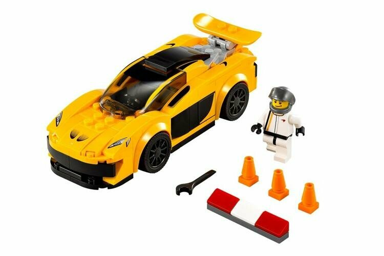 Конструктор пластиковый унисекс LEGO McLaren P1 75909, 300 деталей, Супер Гоночная Коллекция