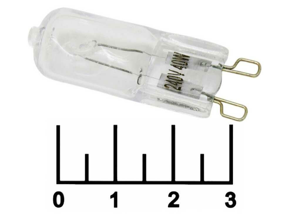 Лампа КГМ 220V 40W G9 для эл. плит (+350C) (5898)