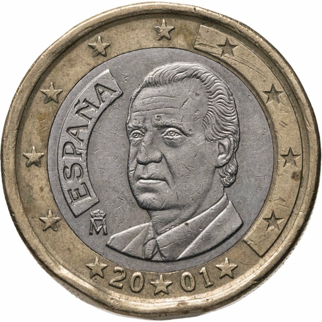 Испания 1 евро 2001 — фото 1
