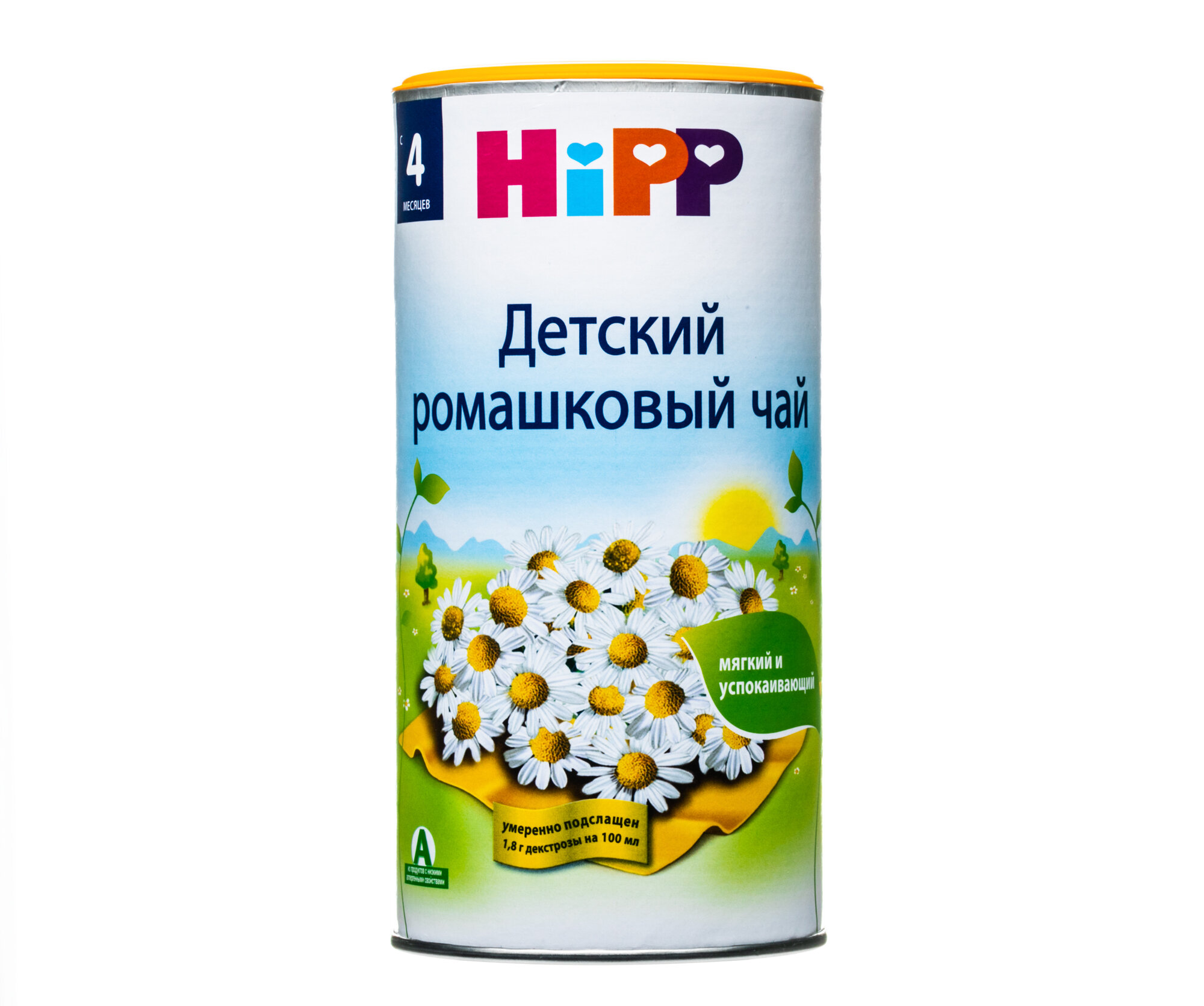 Чай HiPP "Ромашковый", детский, успокаивающий, гранулированный, 200г