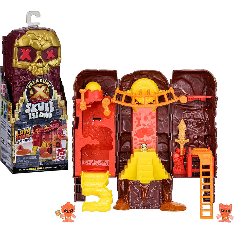 Фигурка Набор Treasure X Башня Острова Черепа - лава