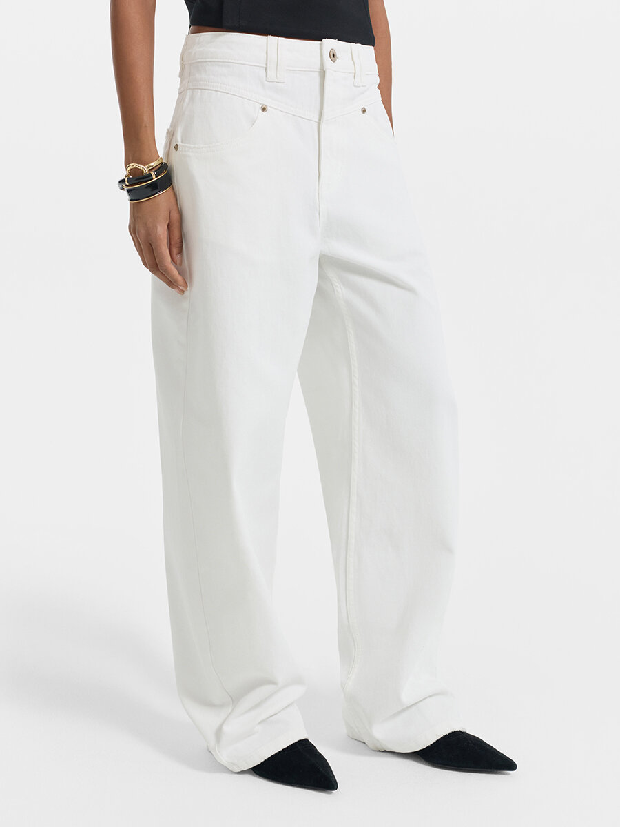 Джинсы багги 